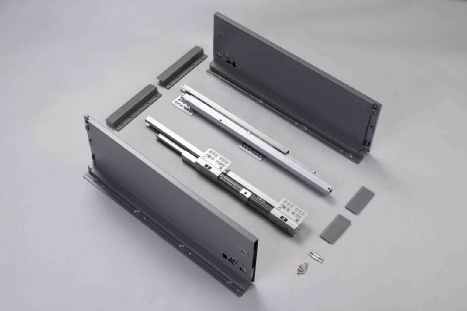 DBR Slim Tandem Box For Kitchen Cabinet GRAY, 4,6,8 x 20Inches ...